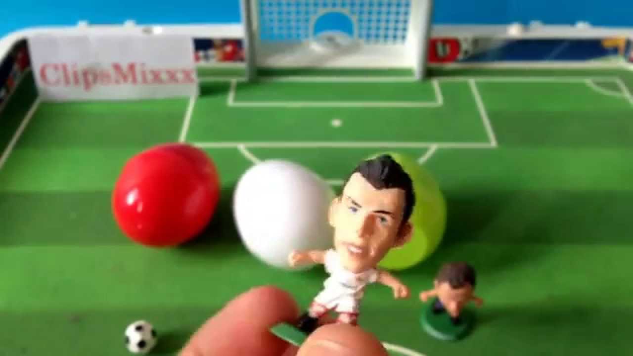 5 surprise eggs soccer stars - YouTube