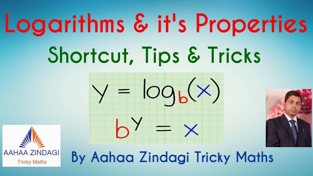 Logarithm and Its Properties : Shortcut, Tips and Tricks for SSC / RRB ...