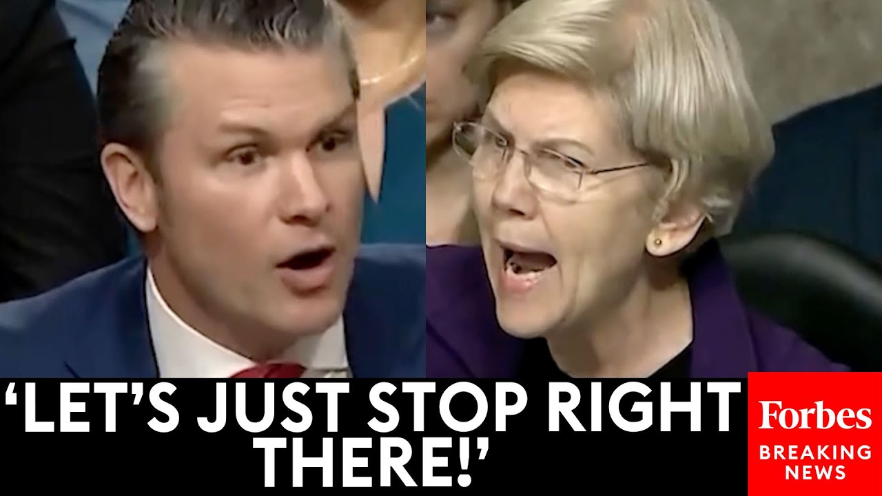 JUST IN: Elizabeth Warren Directly Confronts Pete Hegseth About His ...