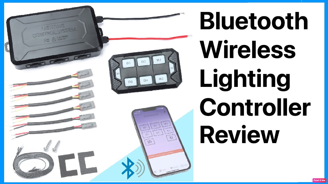 Bluetooth Auxiliary Lamp / Light Controller - Unboxing / Demo / Setup ...
