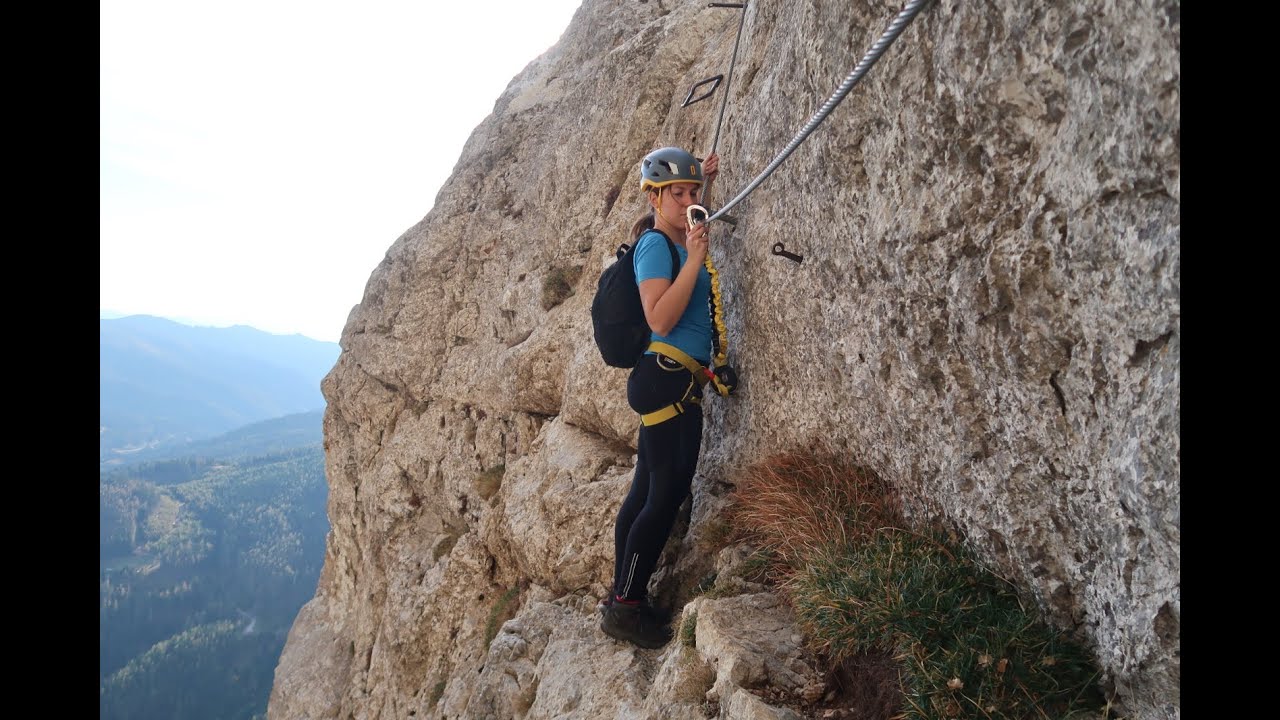 Climbing Extreme Via Ferrata in Austria - YouTube