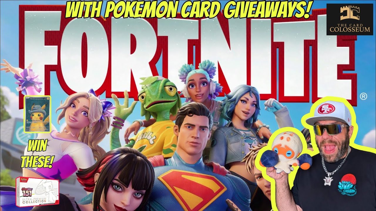Fortnite With Viewers and Pokemon Card Giveaways! #fortnite #gaming # ...