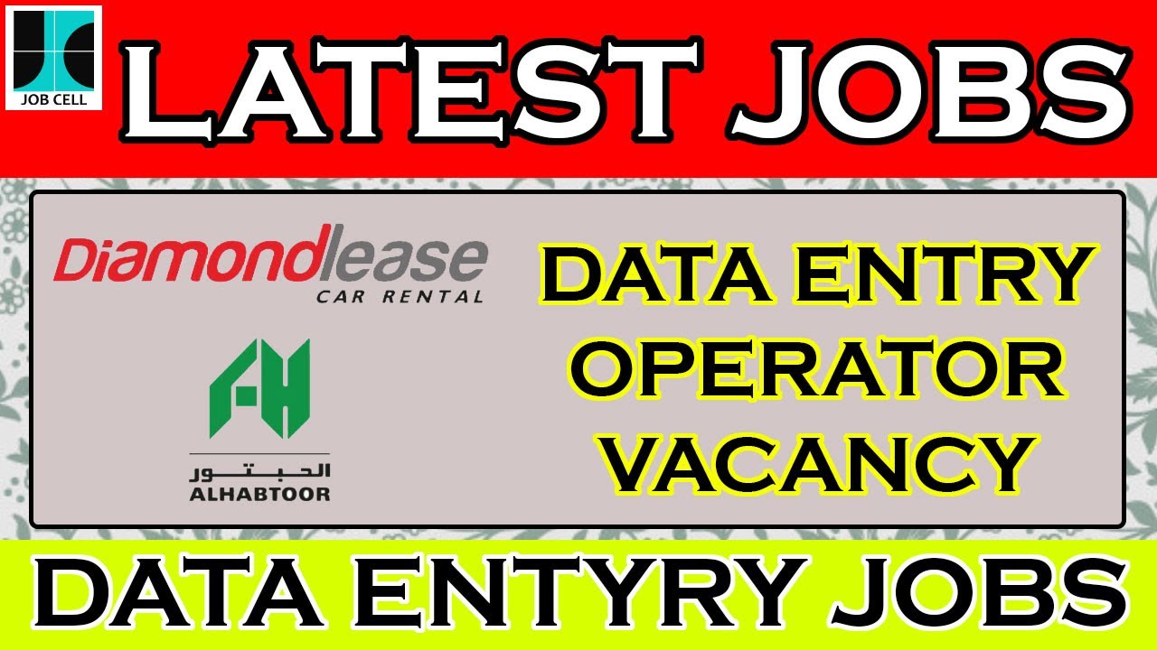 Data Entry Jobs | Data Entry Operator Jobs In UAE | Jobs In Dubai ...