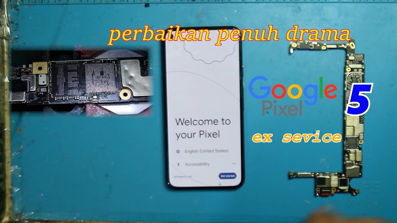 perbaikan google pixel 5 ex service, upaya menyelamatkan data. tapi ...