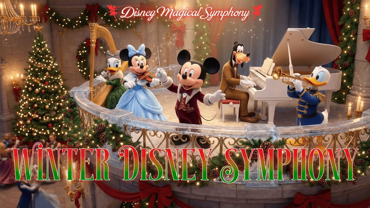 🎻 Romantic Disney OST Symphony 💃 Disney Princess Winter Ball Ambience ...