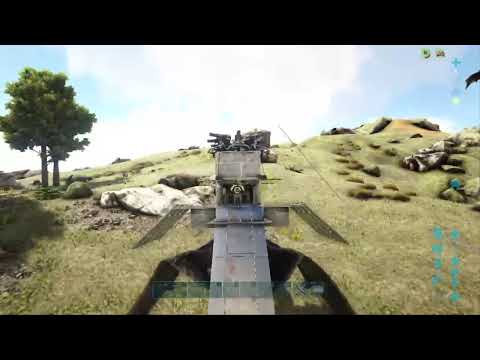 Ark Fibercraft PvP grindind towers and breeding - YouTube