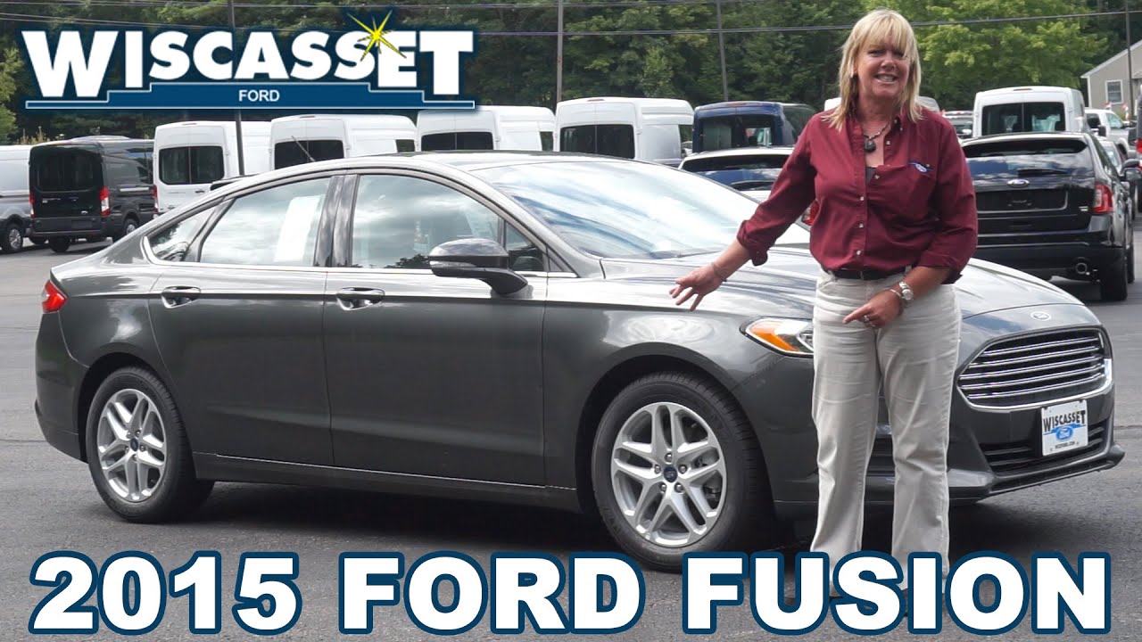 New 2015 Ford Fusion Ecoboost at Wiscasset Ford in Wiscasset Maine ...