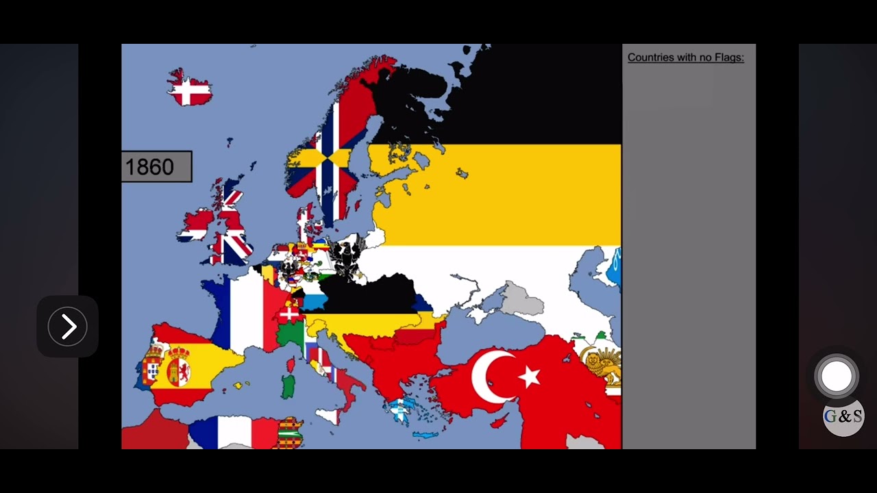 Europe: Timeline of National Flags: Part 2 - YouTube