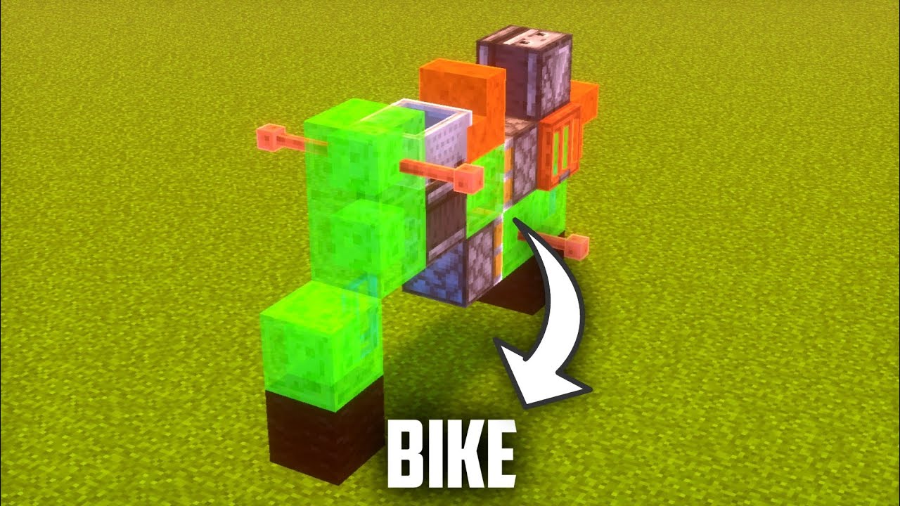 WORKING BIKE BUILD FOR YOUR MINECRAFT WORLD | #minecraft #subscribe # ...
