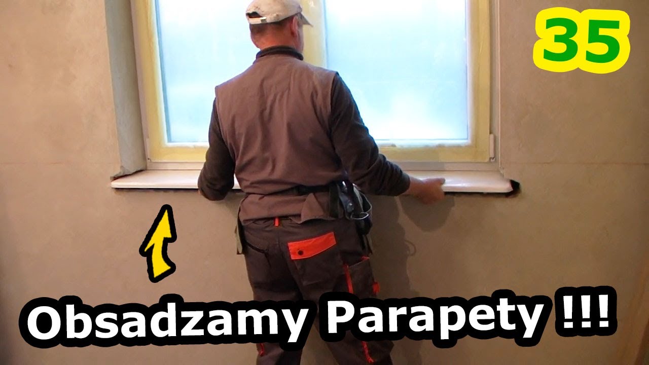 Parapety Wewnętrzne !!! - Jak je Zamontować? * Parapety z Konglomeratu ...
