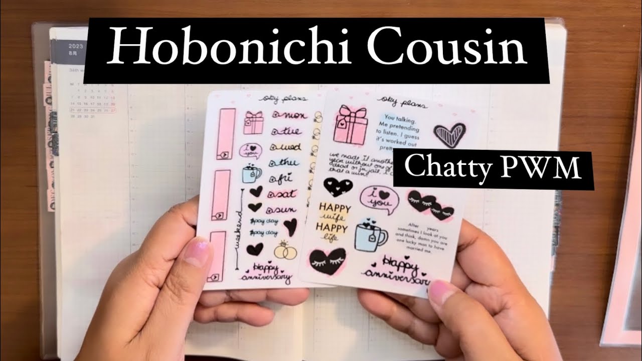 Chatty Plan With Me August 21-27 2023 | Hobonichi Cousin | Oky Plans ...