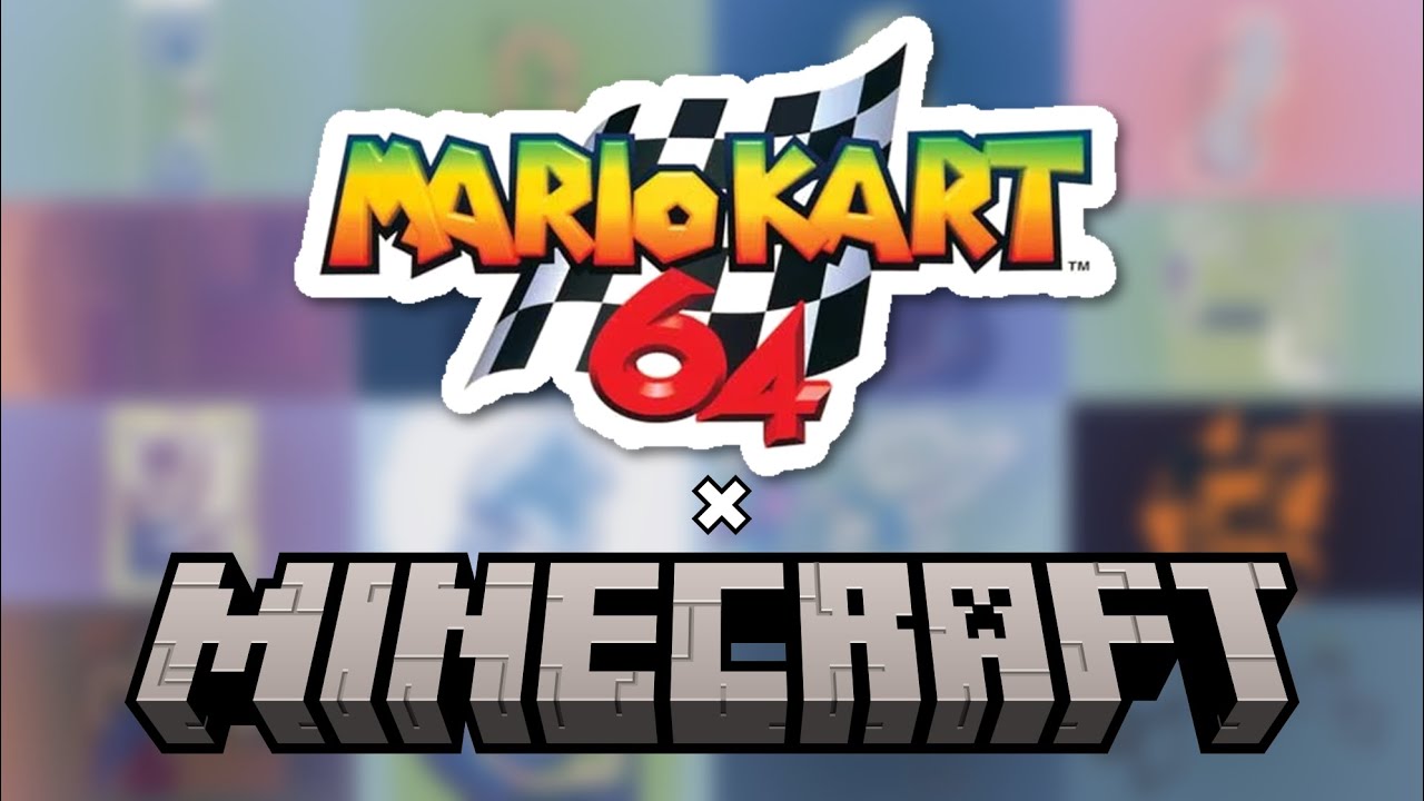 Mario Kart 64 in Minecraft - All Courses - YouTube