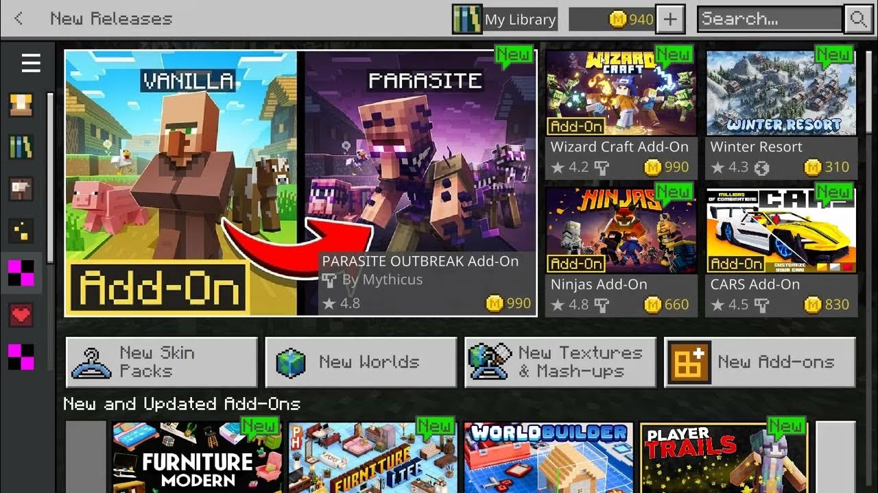 How to get free Minecraft Marketplace Mods Bedrock Edition - YouTube