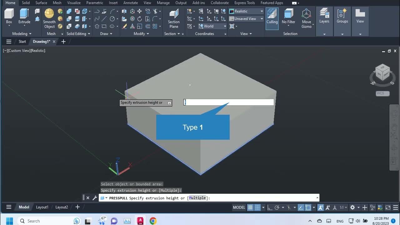Master 3D modeling: How to draw a box step by step in AutoCAD? - YouTube