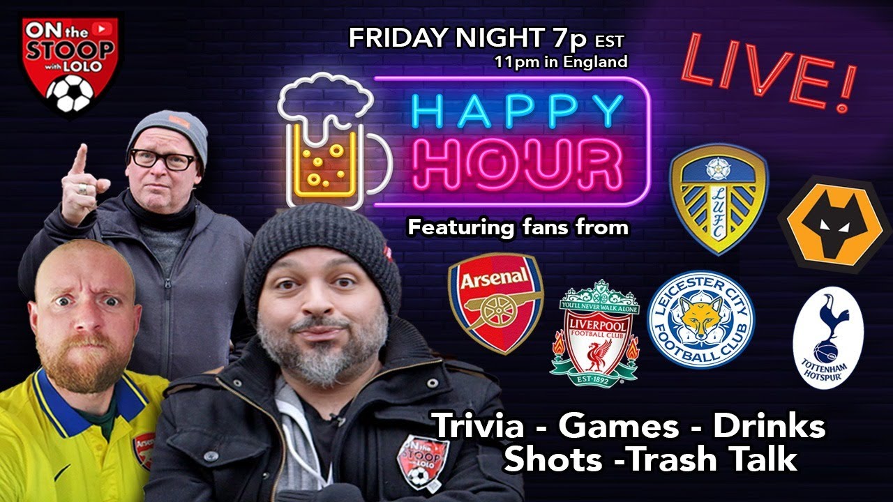 Premier League VIRTUAL Happy Hour! Trivia, Banter, Laughs 😂 - YouTube