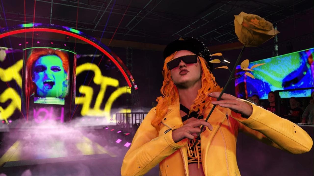 WWE 2K24 - Gigi Dolan VS Thea Hail - YouTube