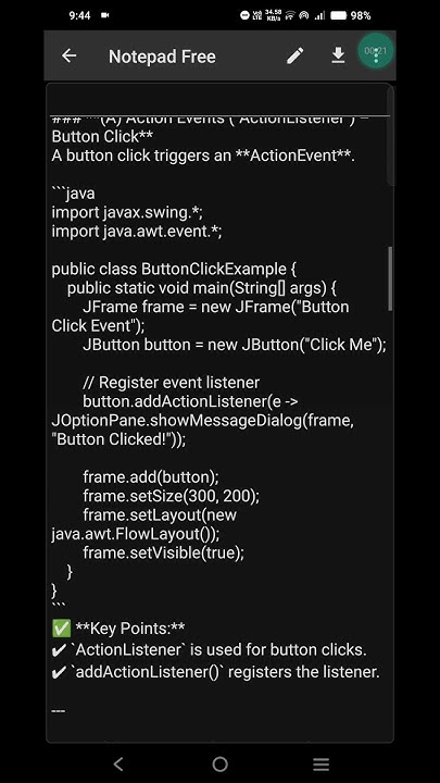 Java Event Handling – Deep Dive | Action, Mouse, Key Events - YouTube