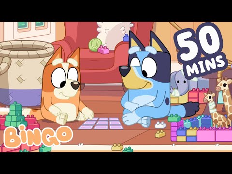 50 Minutes Of Cosy Play Time With Bingo 🎮🥰 | Bingo - Official Channel