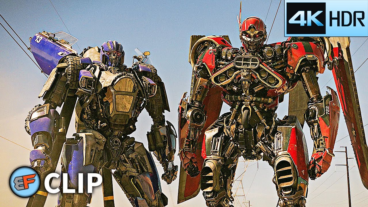 Shatter & Dropkick Meet Sector 7 Scene | Bumblebee (2018) 4K HDR Movie ...