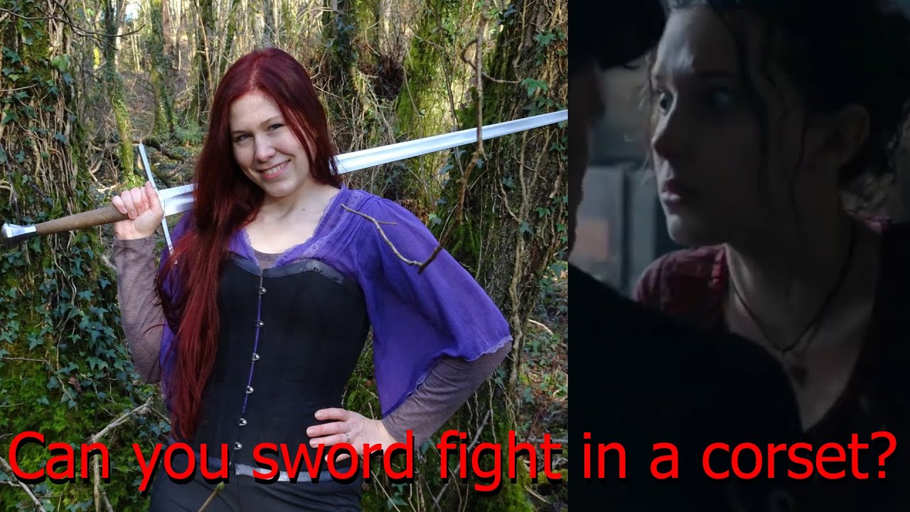 Can you sword fight in a corset? Let's test it! - YouTube