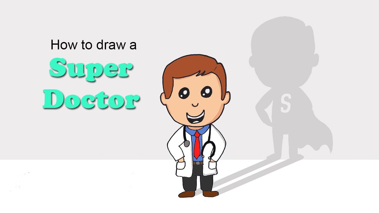 How to draw a Doctor - YouTube