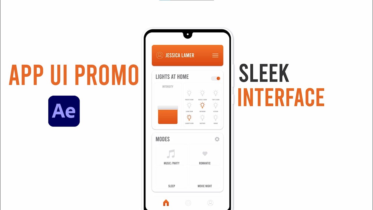 App UI Promo Video by After Effects - YouTube