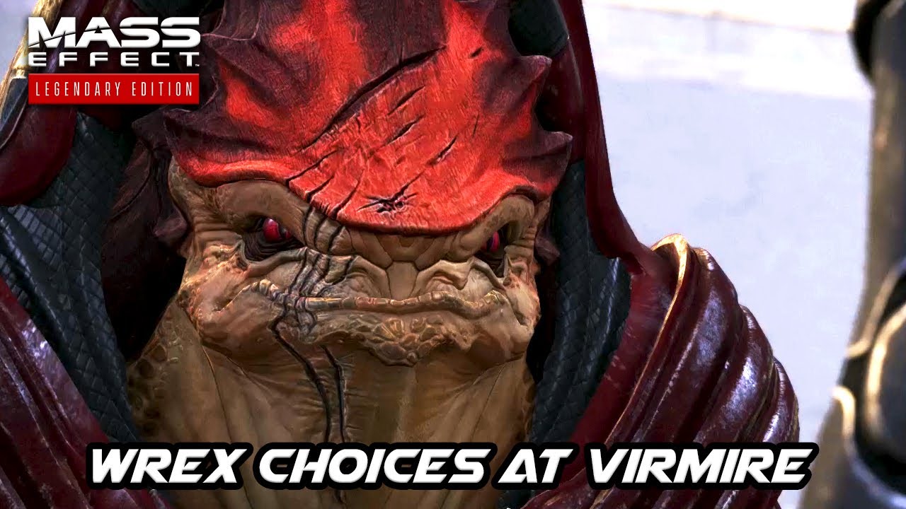 Paragon and Renegade Choices, Ashley & Shepard Shoots Wrex - Mass ...