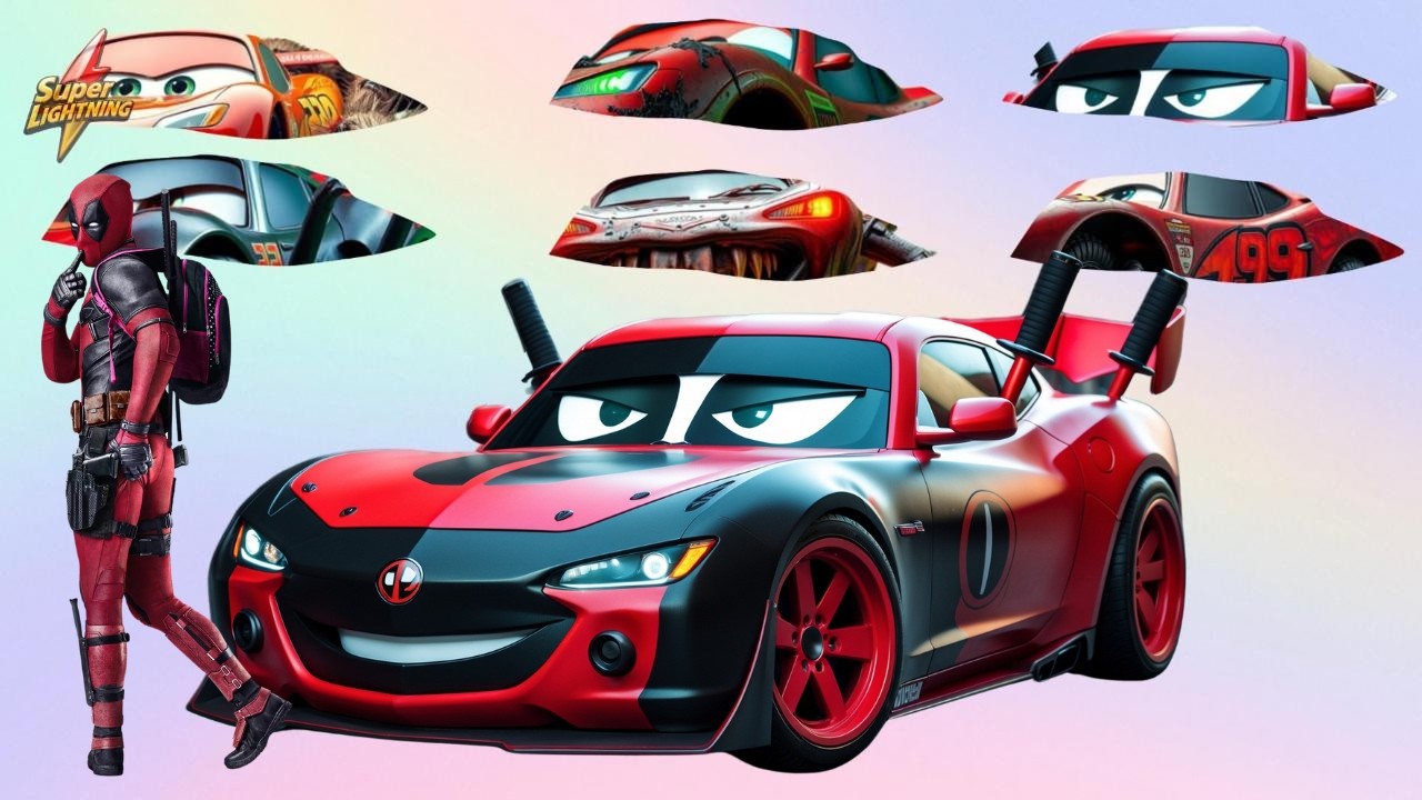 🗡️🔫⚡🏎️ Guess the picture Deadpool Lightning McQueen - Correctly guess ...