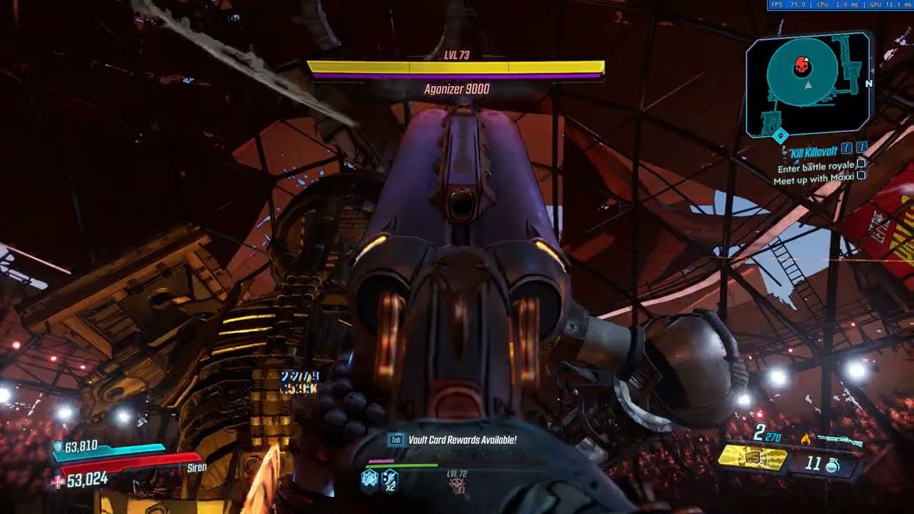Borderlands 3, Amara Lvl 72 Mayhem 11 - Agonizer 9000 - YouTube