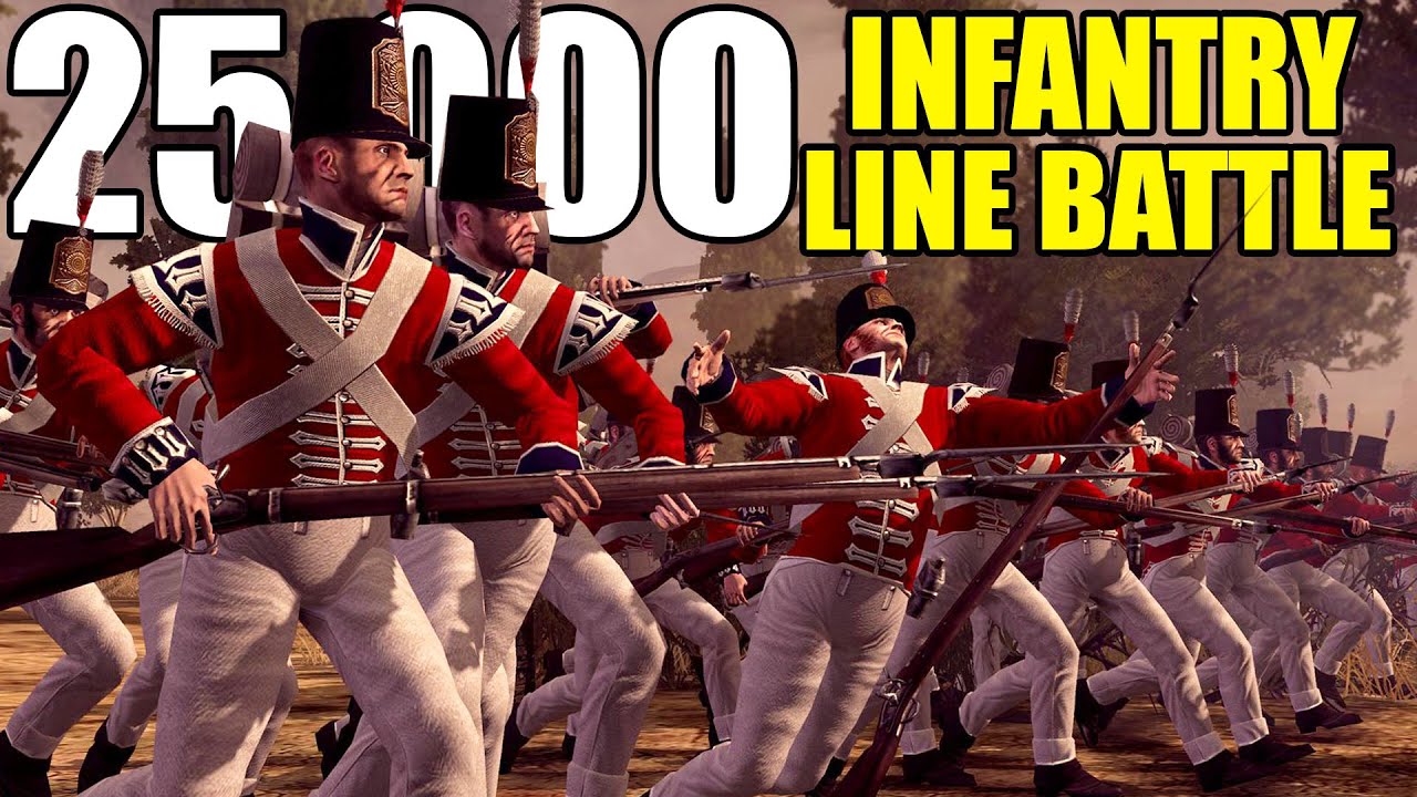 Largest Napoleonic Line Battle EVER! (25,000 Soldiers) - Total War ...