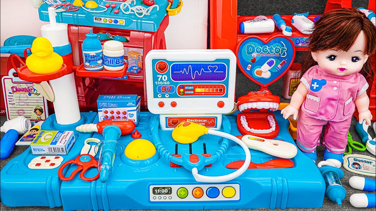 86 Minutes Satisfying with Unboxing Pretend Doctor Playset，CT Detector ...