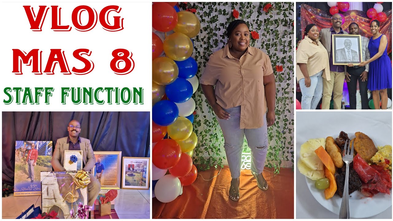 VLOGMAS 8 | Staff Christmas Party/Retirement Function - YouTube