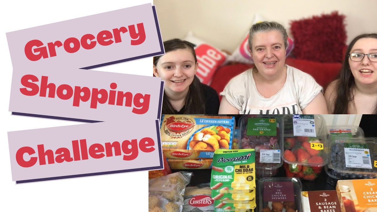 TEENS GROCERY SHOPPING CHALLENGE - £50 budget for a weeks food shopping ...