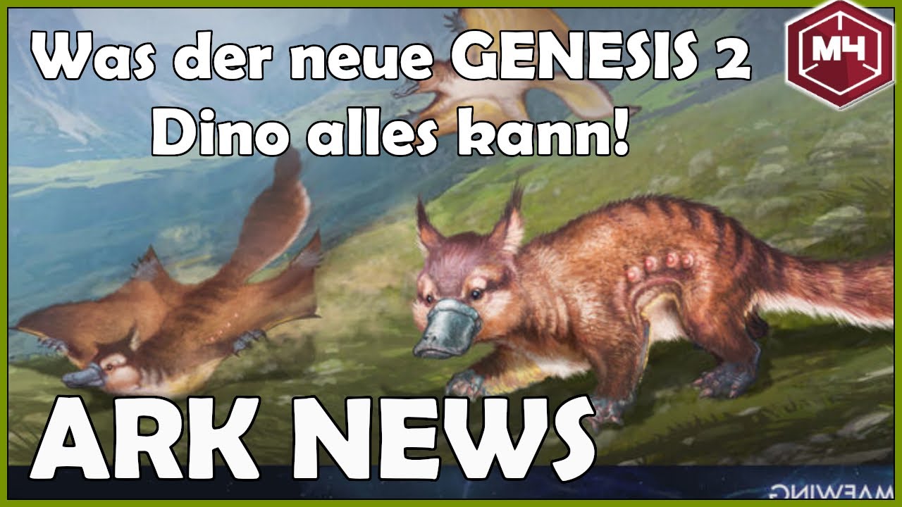Ark News - Neuer ARK GENESIS 2 DINO! 😍 Er kann BABY Dinos klauen? 😂 ...