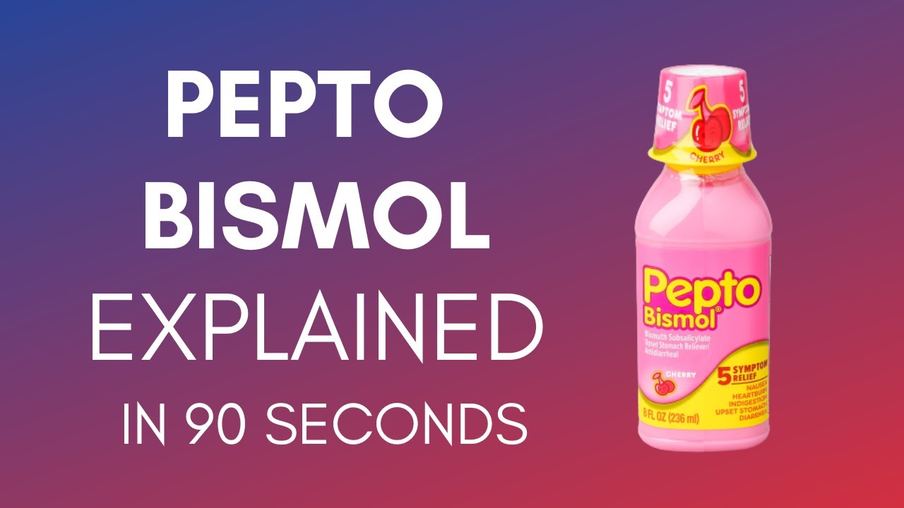 How Does Pepto Bismol Work YouTube