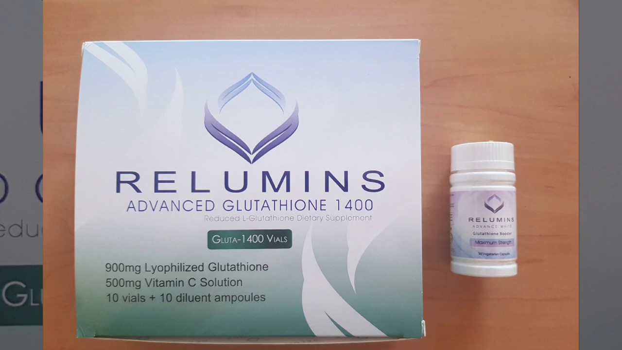Relumins 1400mg Advance Skin Whitening Injection - YouTube