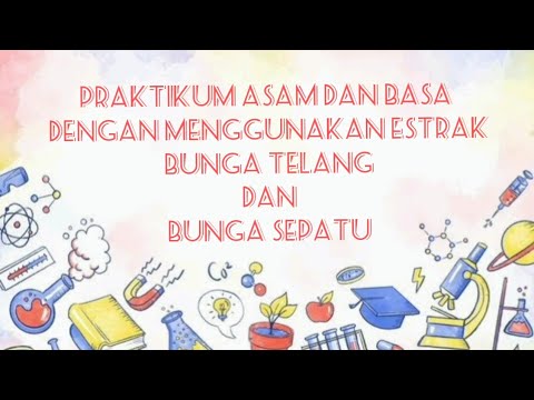 PRAKTIKUM SEDERHANA||INDIKATOR ALAMI MENGGUNAKAN EKSTRAK BUNGA TELANG ...