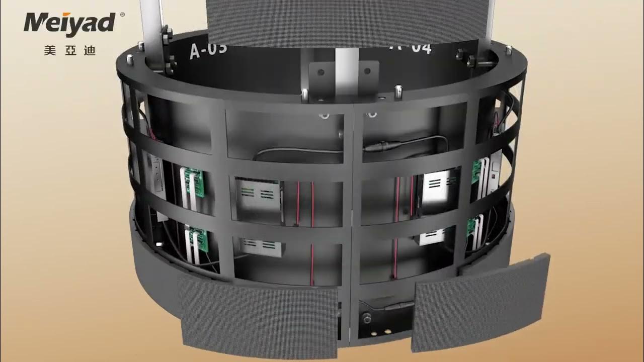 How to Install Flexible LED Module to LED Screen? - YouTube