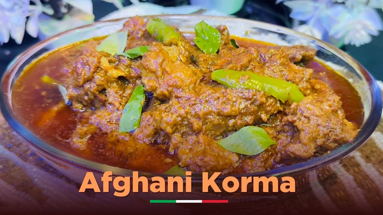 Afghan Mutton Korma Recipe, Mutton Afghani Gravy, New Recipe, Special ...