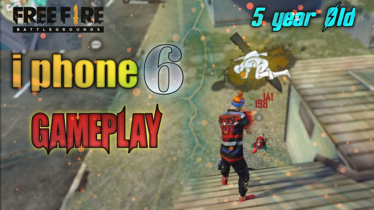i phone 6 freefire gameplay || free fire gameplay on iphone 6 || i ...
