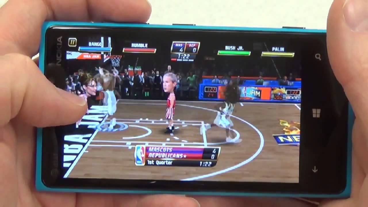 NBA Jam Windows Phone Review and Multiplayer Demonstration.mp4 - YouTube