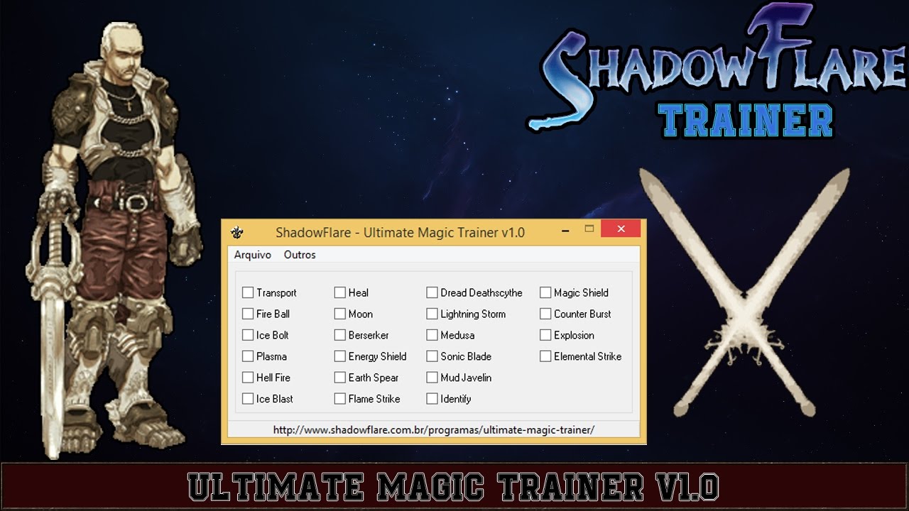 ShadowFlare - Ultimate Magic Trainer v1.0 - YouTube
