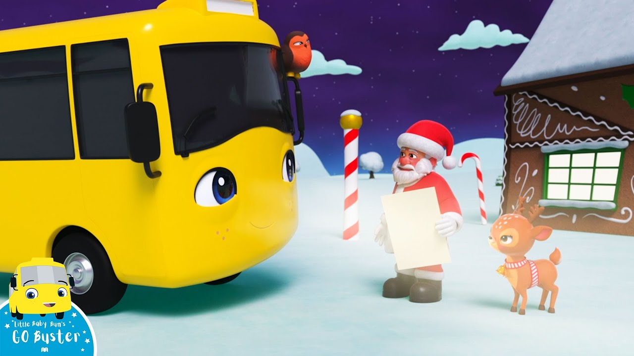 WOW! Delivering Christmas Letters to Santa | Go Buster! | Bus Cartoon ...