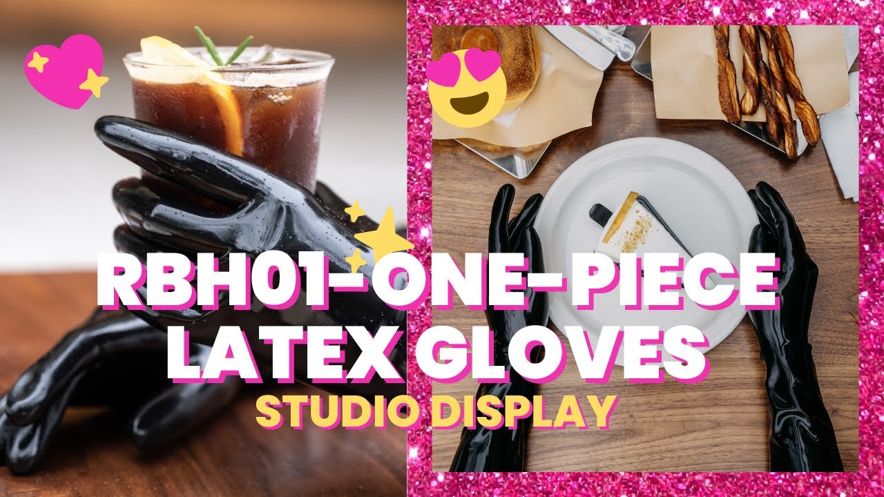 RBH01-One-Piece Latex Gloves l Studio Display - YouTube