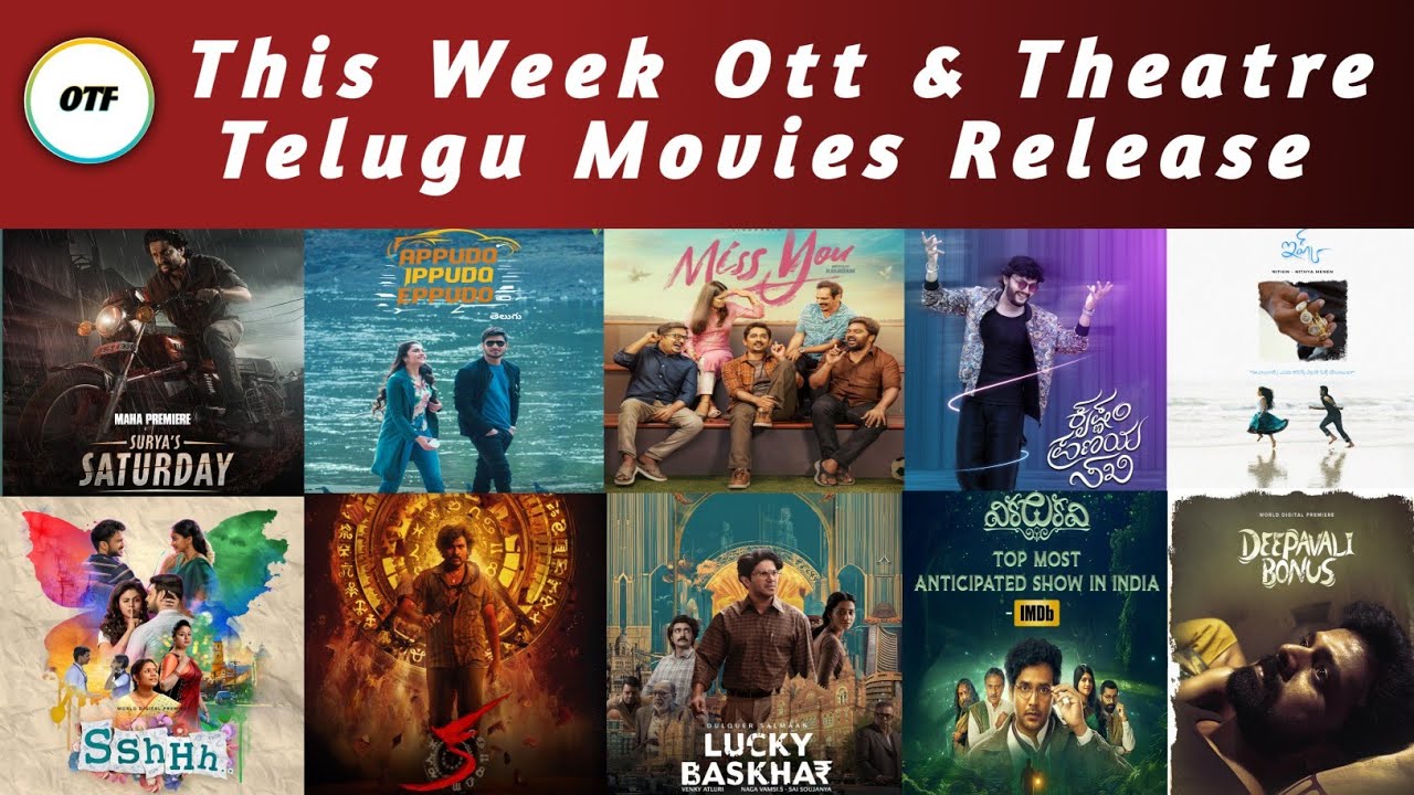 This Week Ott & Theatre Telugu Movies Release : November 4Week Ott ...