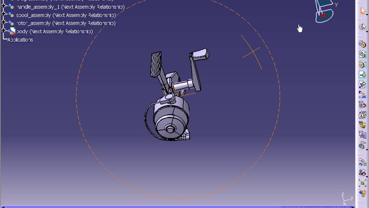 CATIA V5 Tutorial - Compass Views [9] - YouTube