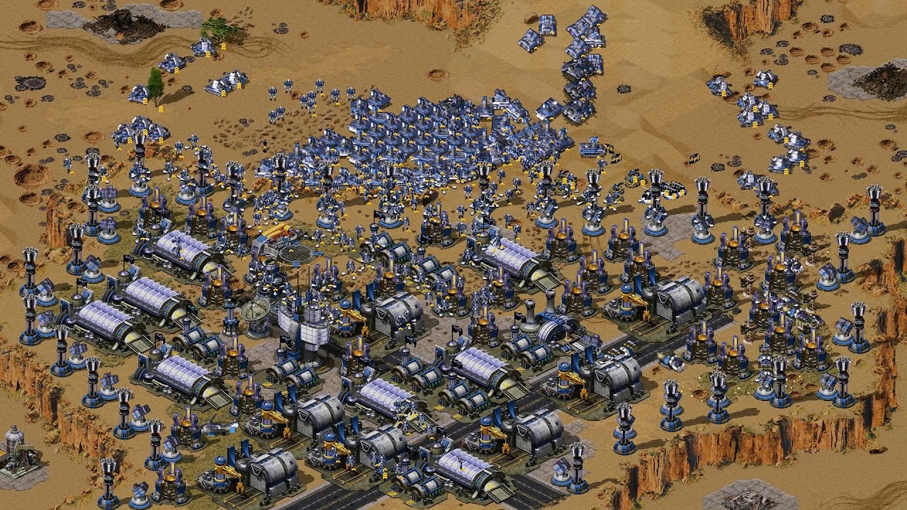 Yuri's Revenge Red Alert 2 Tour of Egypt 2 V2 Map Extra Hard AI Enemy ...