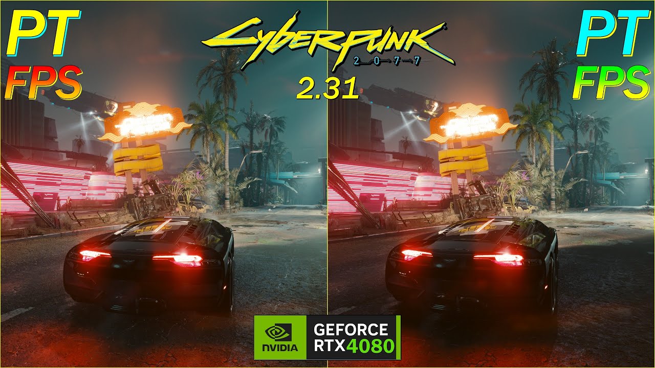 Cyberpunk 2077 Patch 2.31 Path Tracing VS PT Optimizations MOD | RTX ...