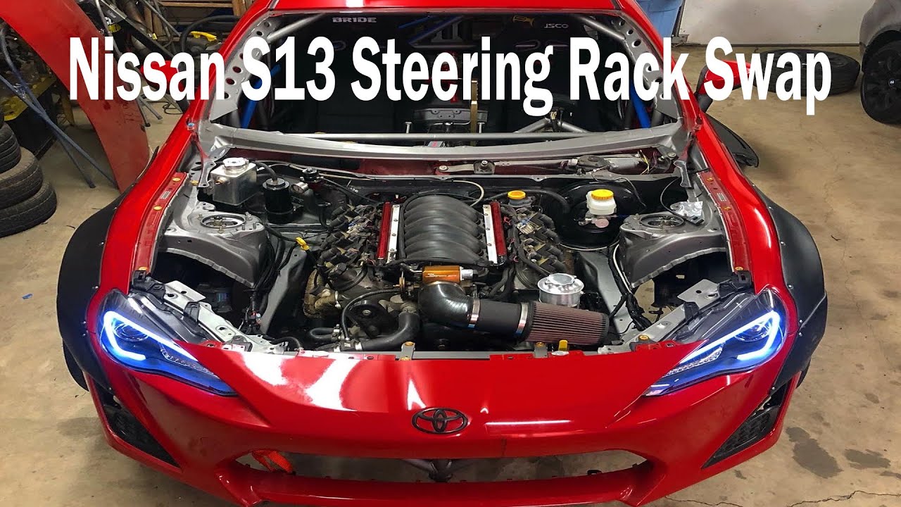 DIY FRS Nissan S13 steering Rack Swap Ep.1 - YouTube