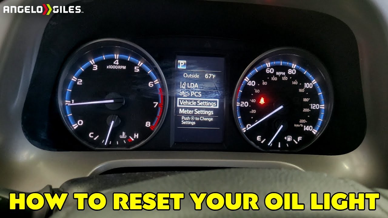 How To Reset Your Oil Maintenance Light On Most Toyotas - YouTube